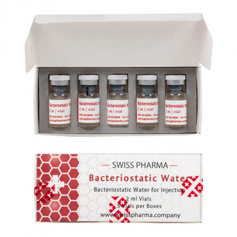 Swiss Pharma Bacteriostatic Water 2mg 5 Vials Fiyat